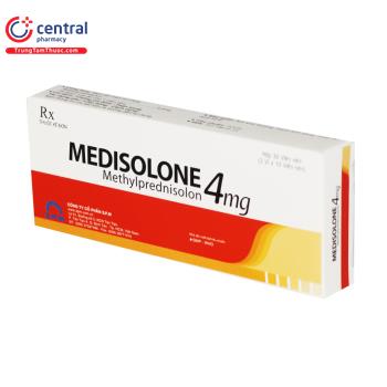 [CHÍNH HÃNG] Thuốc Medisolone 4mg - điều trị viêm và bệnh miễn dịch