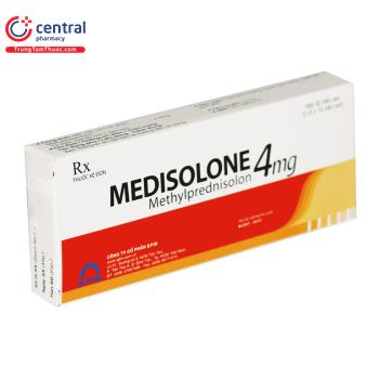 [CHÍNH HÃNG] Thuốc Medisolone 4mg - điều trị viêm và bệnh miễn dịch