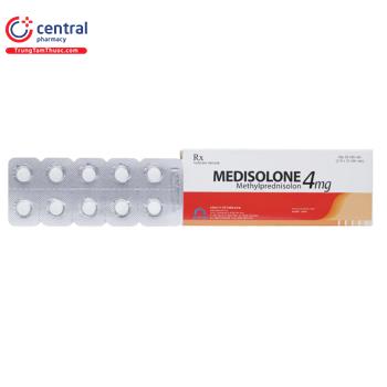 [CHÍNH HÃNG] Thuốc Medisolone 4mg - điều trị viêm và bệnh miễn dịch
