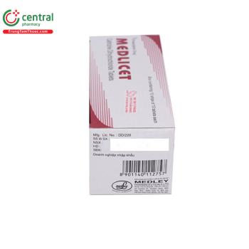 Thuốc MEDLICET điều trị viêm mũi dị ứng và mề đay mãn tính