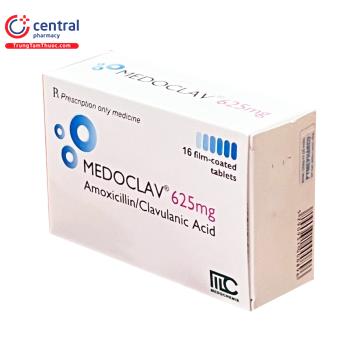 [CHÍNH HÃNG] Thuốc Medoclav 625mg - Kháng sinh điều trị nhiễm khuẩn