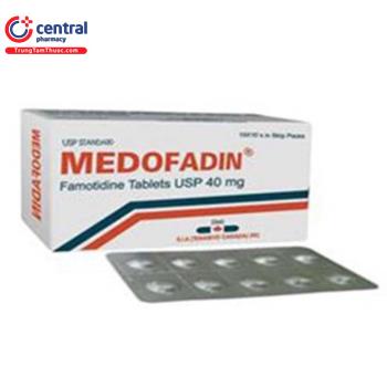[CHÍNH HÃNG] Thuốc Medofadin 40 điều trị viêm loét dạ dày, tá tràng