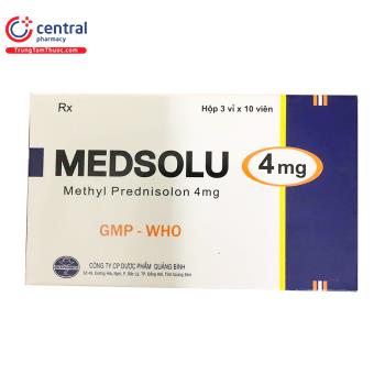 [CHÍNH HÃNG] Thuốc Medsolu 4mg - Hết viêm giảm đau hiệu quả