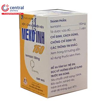 Thuốc Meko INH 150: Cách dùng, liều dùng, lưu ý khi sử dụng