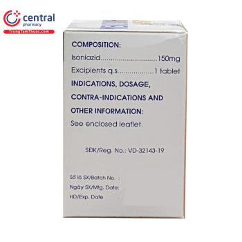 Thuốc Meko INH 150: Cách dùng, liều dùng, lưu ý khi sử dụng