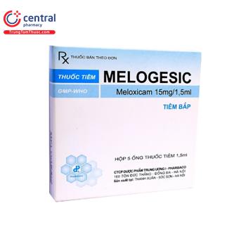 [CHÍNH HÃNG] Thuốc MELOGESIC 15mg/1,5ml điều trị viêm đau hiệu quả