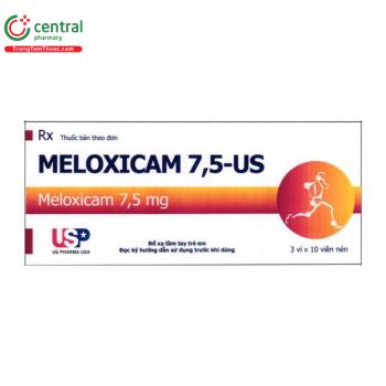 Thuốc Meloxicam 7.5-US: Giúp giảm đau, giảm viêm khớp, thoái hóa khớp