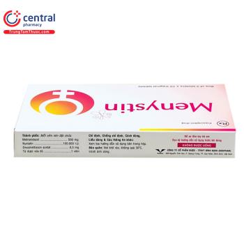 Thuốc Menystin - Điều trị viêm âm đạo do nấm hay vi khuẩn kị khí