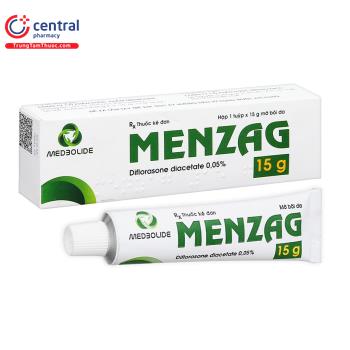 [CHÍNH HÃNG] Thuốc Menzag điều trị viêm da, ngứa da hiệu quả