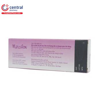 [CHÍNH HÃNG] Thuốc Mercilon MSD tránh thai hằng ngày