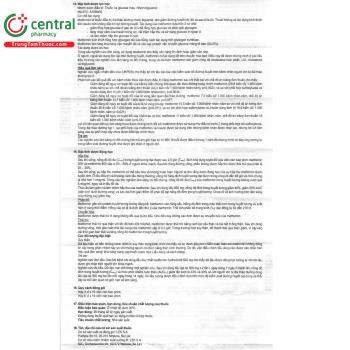 Thuốc Metformin 500 Novartis dùng cho bệnh nhân tiểu đường loại 2