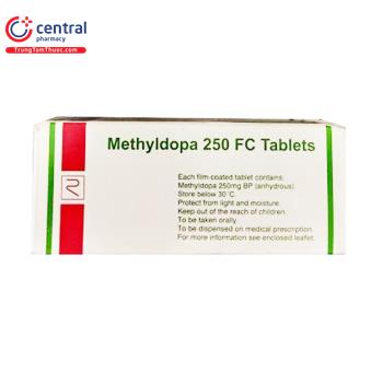 [CHÍNH HÃNG] Thuốc Methyldopa 250 FC tablets - ổn định huyết áp
