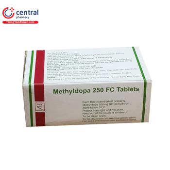 [CHÍNH HÃNG] Thuốc Methyldopa 250 FC tablets - ổn định huyết áp