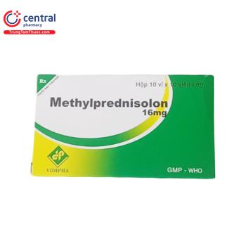 [CHÍNH HÃNG] Thuốc Methylprednisolon 16mg Vidipha chống viên hiệu quả
