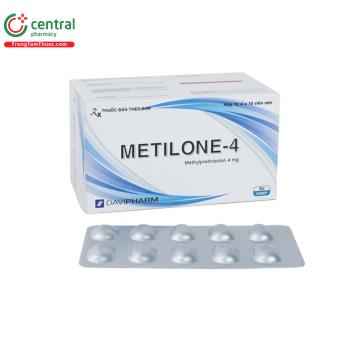 Thuốc Metilone-4 điều trị viêm khớp dạng thấp, bệnh dị ứng nặng