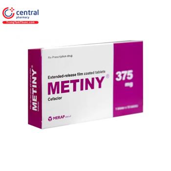 [CHÍNH HÃNG] Thuốc Metiny 375mg điều trị viêm họng, viêm phế quản