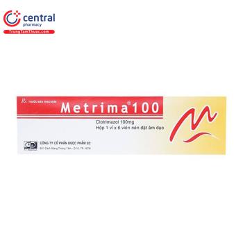 [CHÍNH HÃNG] Thuốc Metrima 100mg điều trị viêm nhiễm âm đạo