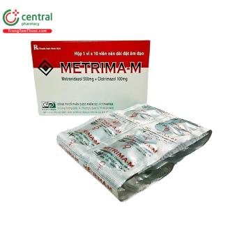 Thuốc Metrima-M điều trị viêm âm đạo, viêm âm hộ, viêm cổ tử cung