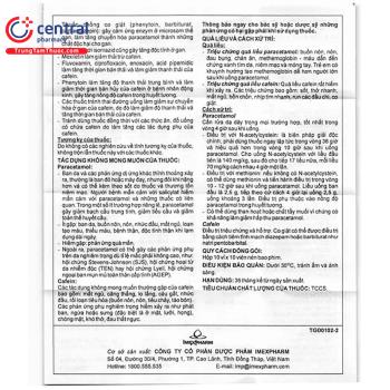 [CHÍNH HÃNG] Thuốc Mexcold Plus giúp giảm đau, hạ sốt hiệu quả