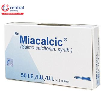 [CHÍNH HÃNG] Thuốc tiêm Miacalcic 50 UI/ml: phòng và trị loãng xương