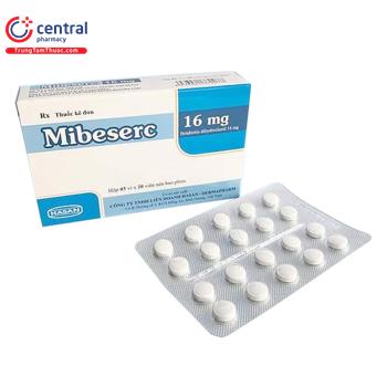 [CHÍNH HÃNG] Thuốc Mibeserc 16mg điều trị chứng chóng mặt