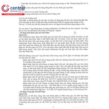 [CHÍNH HÃNG] Thuốc Midanium - Thuốc có tác dụng gây tê, gây mê
