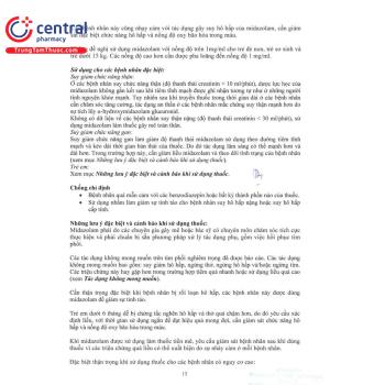 [CHÍNH HÃNG] Thuốc Midanium - Thuốc có tác dụng gây tê, gây mê