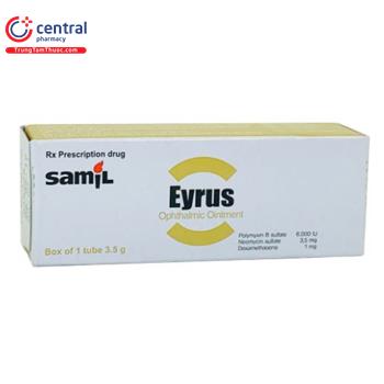 Thuốc mỡ tra mắt Eyrus 3.5g ( Eyrus Ophthalmic Ointment )