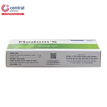 [CHÍNH HÃNG] Thuốc Modom'S giúp chống nôn hiệu quả