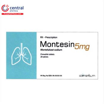 [CHÍNH HÃNG] Thuốc Montesin 5mg điều trị hen khí phế quản