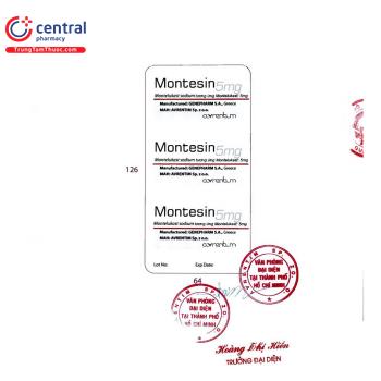 [CHÍNH HÃNG] Thuốc Montesin 5mg điều trị hen khí phế quản