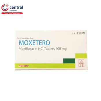 [CHÍNH HÃNG] Thuốc Moxetero 400mg điều trị viêm họng, viêm phế quản