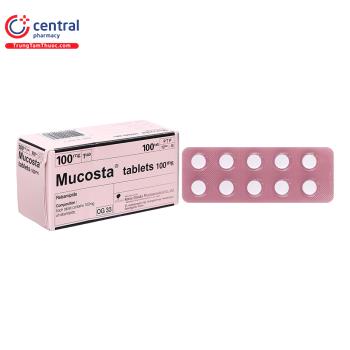 Thuốc Mucosta Tablets 100mg - Thuốc điều trị viêm loét dạ dày