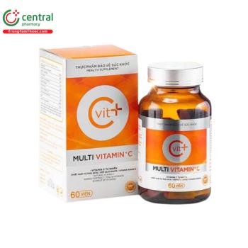 Multi Vitamin + C bổ sung vitamin C và vitamin nhóm B hỗ trợ tăng sức ...