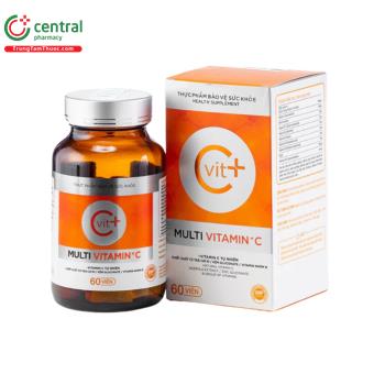 Multi Vitamin + C bổ sung vitamin C và vitamin nhóm B hỗ trợ tăng sức ...