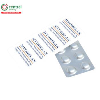 Thuốc Myorelax 50mg Herabiopharm - Chỉ định cải thiện trương lực cơ