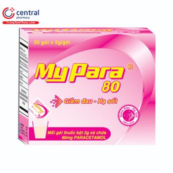 [CHÍNH HÃNG] Thuốc MyPara 80mg - điều trị triệu chứng Sốt, đau nhức