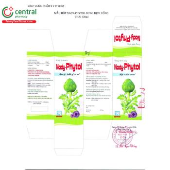 Thuốc Nady-Phytol - Chủ trị tiêu hoá kém, viêm gan, viêm túi mật