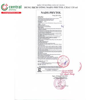 Thuốc Nady-Phytol - Chủ trị tiêu hoá kém, viêm gan, viêm túi mật