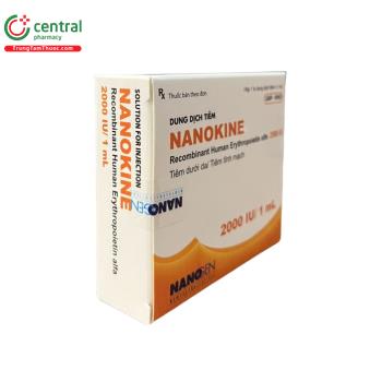 [CHÍNH HÃNG] Thuốc Nanokine 2000IU/1ml - Dùng cho bệnh nhân thiếu máu