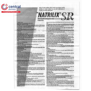 Thuốc Natrilix SR (Indapamide 1,5mg): Tác dụng - Liều dùng và giá bán