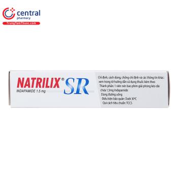 Thuốc Natrilix SR (Indapamide 1,5mg): Tác dụng - Liều dùng và giá bán