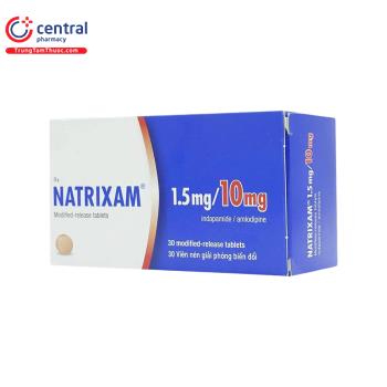 [CHÍNH HÃNG] Thuốc Natrixam 1.5mg/10mg điều trị tăng huyết áp vô căn