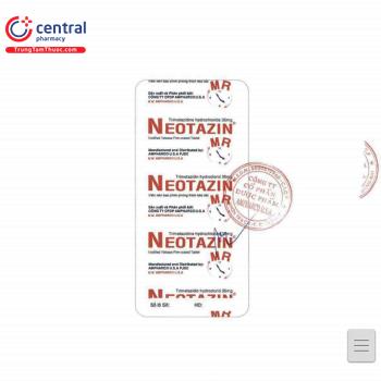 [CHÍNH HÃNG] Thuốc Neotazin MR 35mg hỗ trợ điều trị cơn đau thắt ngực