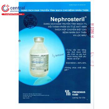 [CHÍNH HÃNG] Dịch truyền Nephrosteril 250ml cung cấp chất đạm