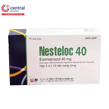 Thuốc Nesteloc 40 (Esomeprazol 40mg): công dụng, lưu ý khi dùng