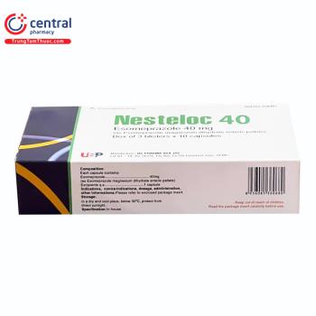Thuốc Nesteloc 40 (Esomeprazol 40mg): công dụng, lưu ý khi dùng