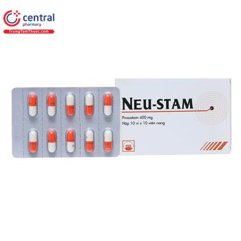 [CHÍNH HÃNG] Thuốc Neu-stam 400mg điều trị sa sút trí tuệ ở người già