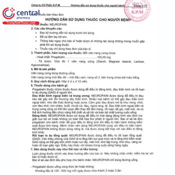 [CHÍNH HÃNG] Thuốc Neuropain - điều trị đau dây thần kinh hiệu quả