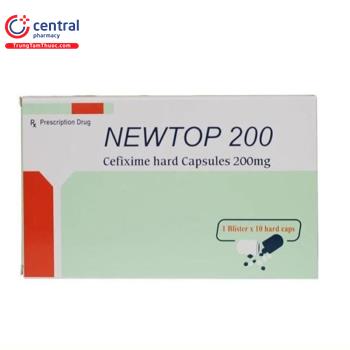 [CHÍNH HÃNG] Thuốc Newtop 200 điều trị nhiễm khuẩn hô hấp, tiết niệu